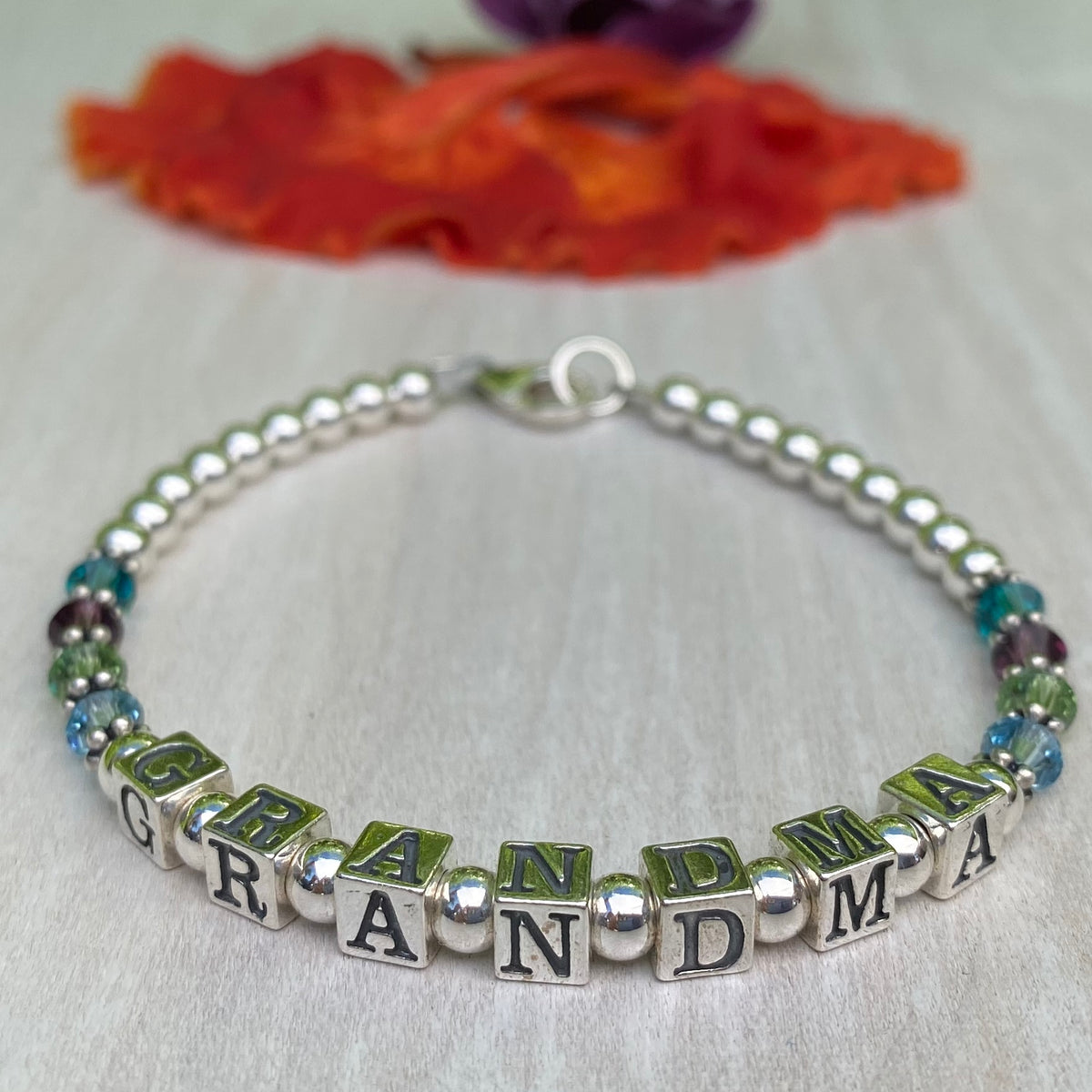 Sterling Silver Letter Block Bracelets – Key West Jewelry Stand